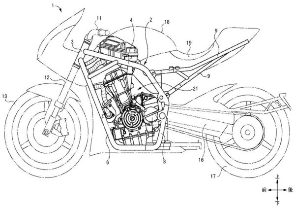 News and Rumors : Patent history of Suzuki’s new bike GSX 700 T ...