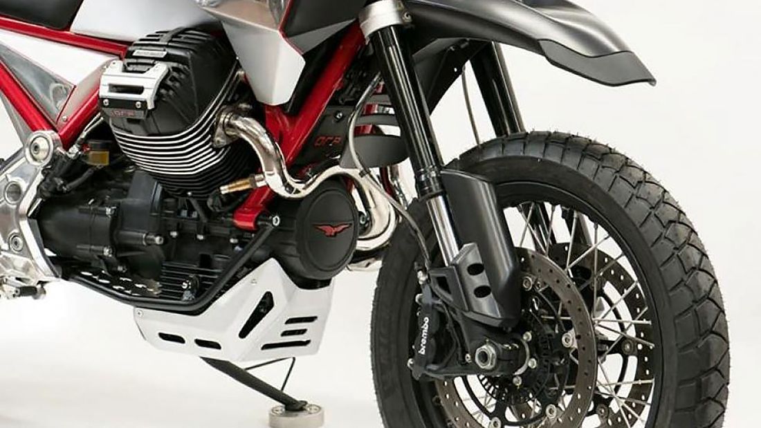 Officine RossoPuro’s custom Moto Guzzi V85TT - Adrenaline Culture of Speed