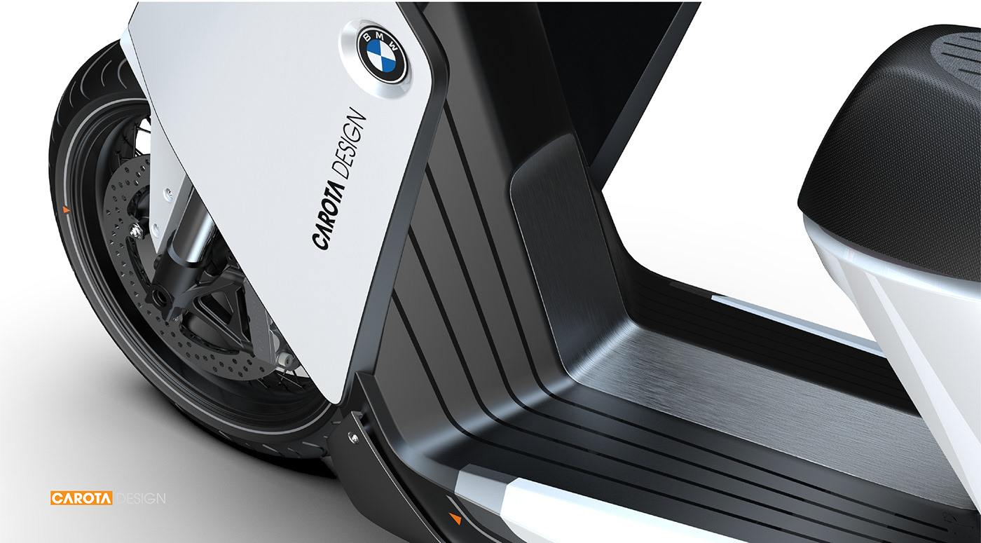Carota Design brings the design of futuristic BMW scooter K04-55 ...