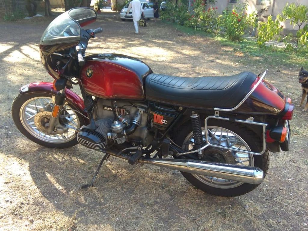 The Classic Smoke Red 1978 BMW R100S - Adrenaline Culture of Speed