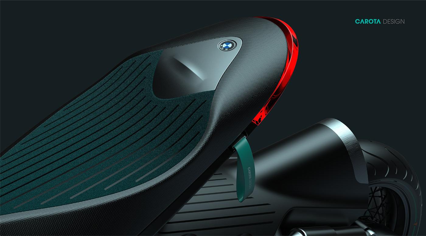 Carota Design brings the design of futuristic BMW scooter K04-55 ...