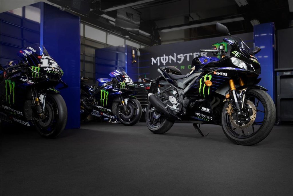 Yamaha brings the new 2021 YZF-R3 Monster Energy MotoGP Edition ...