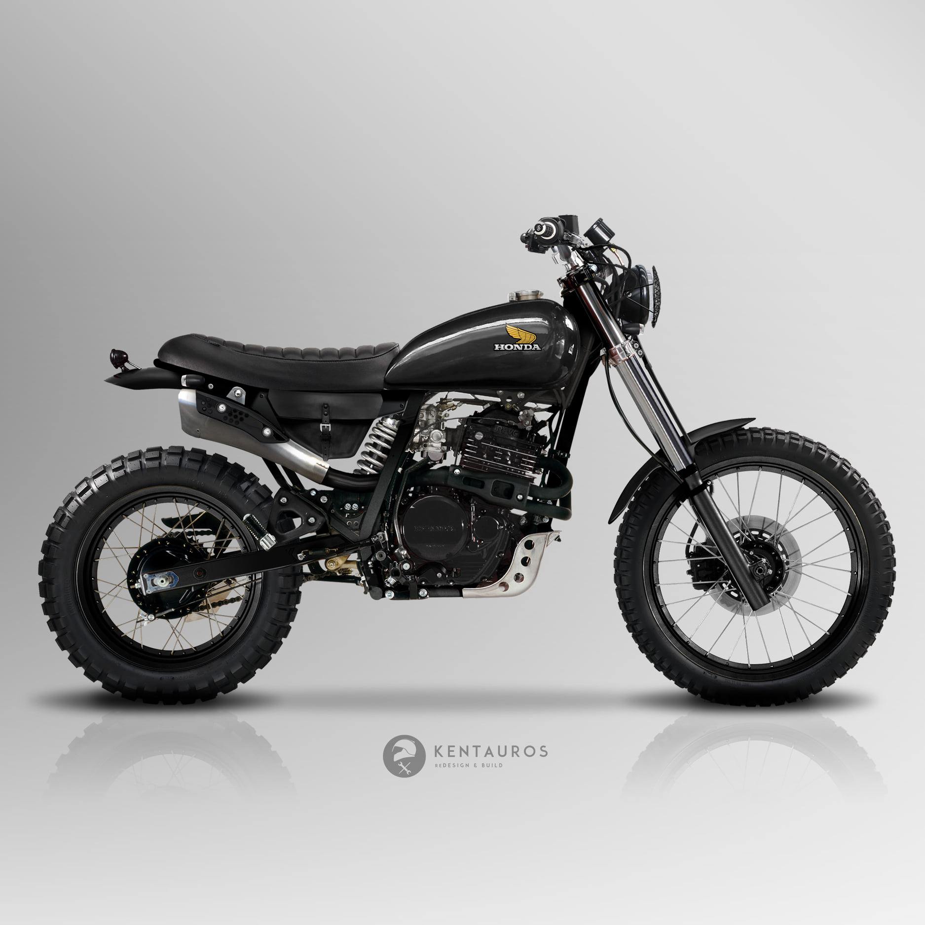 Sublime Honda XL600, a great concept by Kentauros
