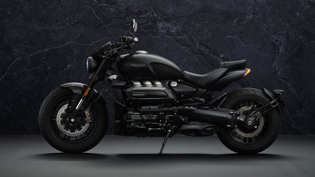 Triumph has unveiled a limited edition Rocket 3 R and 3 GT Triple Black ...