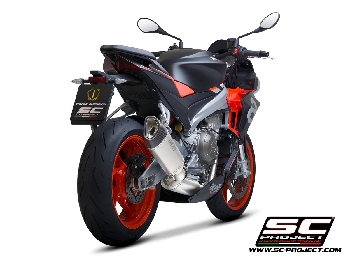 Aprilia Tuono 660 gets SC-Project’s titanium exhaust ‘ SC1-R ...