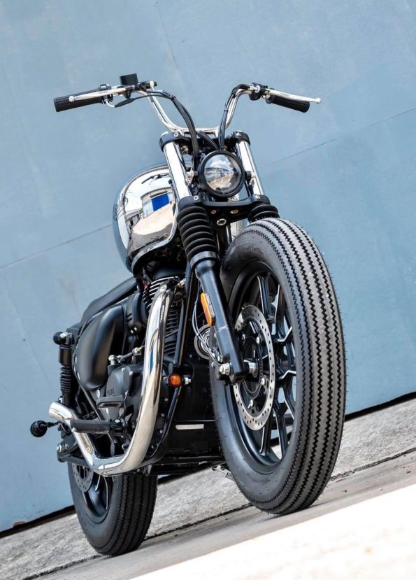Custom Royal Enfield Meteor 350 Bobber is blown away by its design ...
