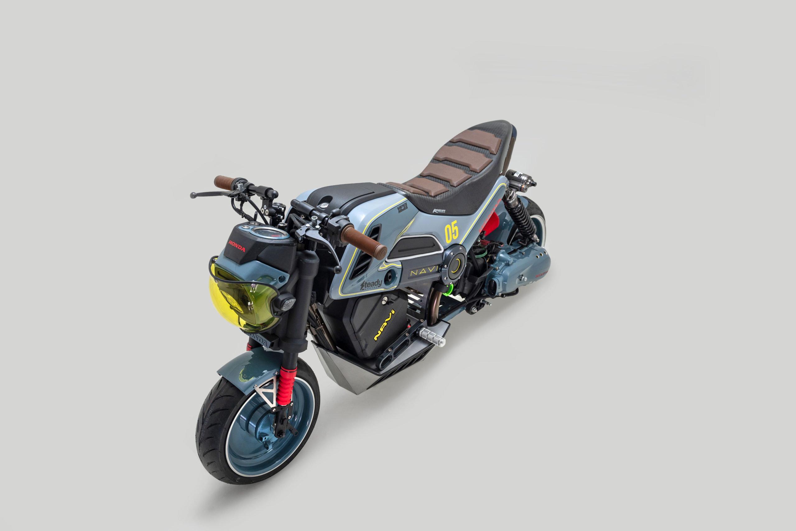 Honda partners reveal some custom Navi project bikes - Adrenaline ...