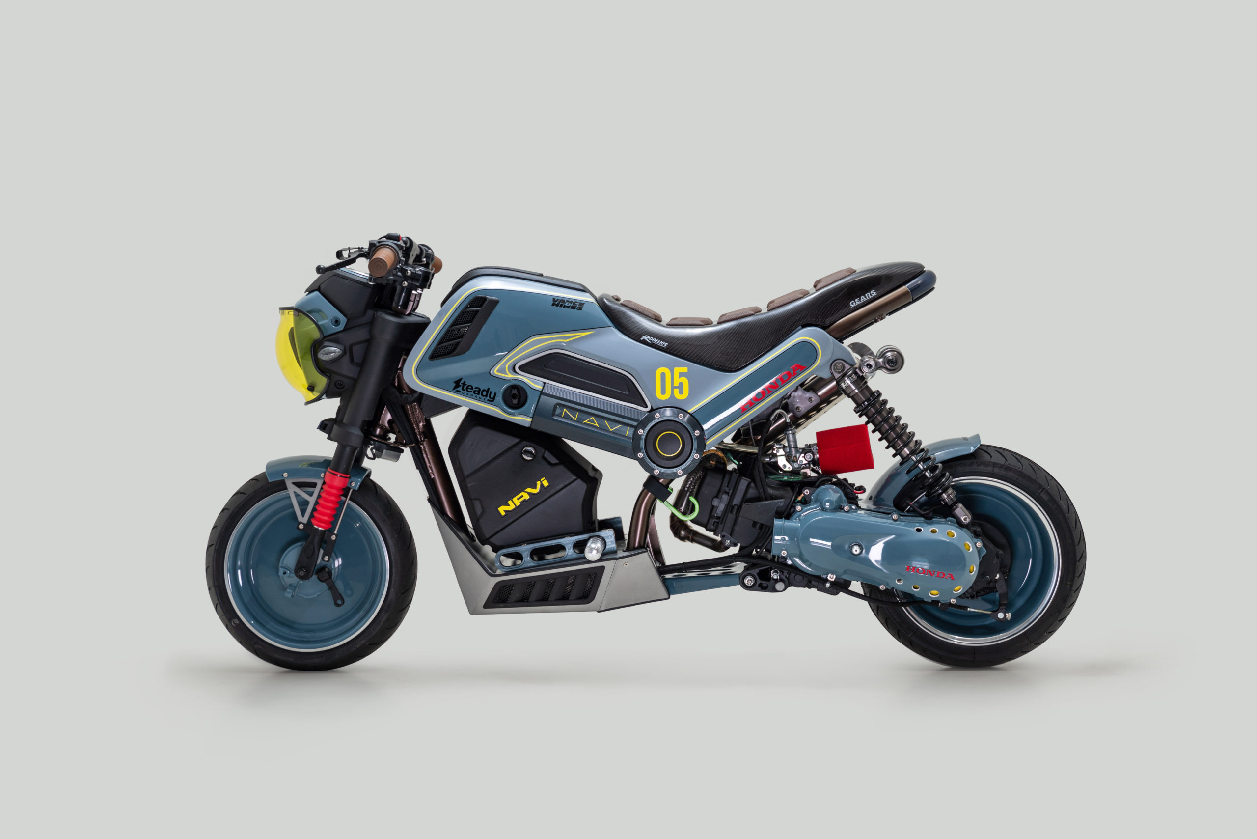 Honda partners reveal some custom Navi project bikes - Adrenaline ...