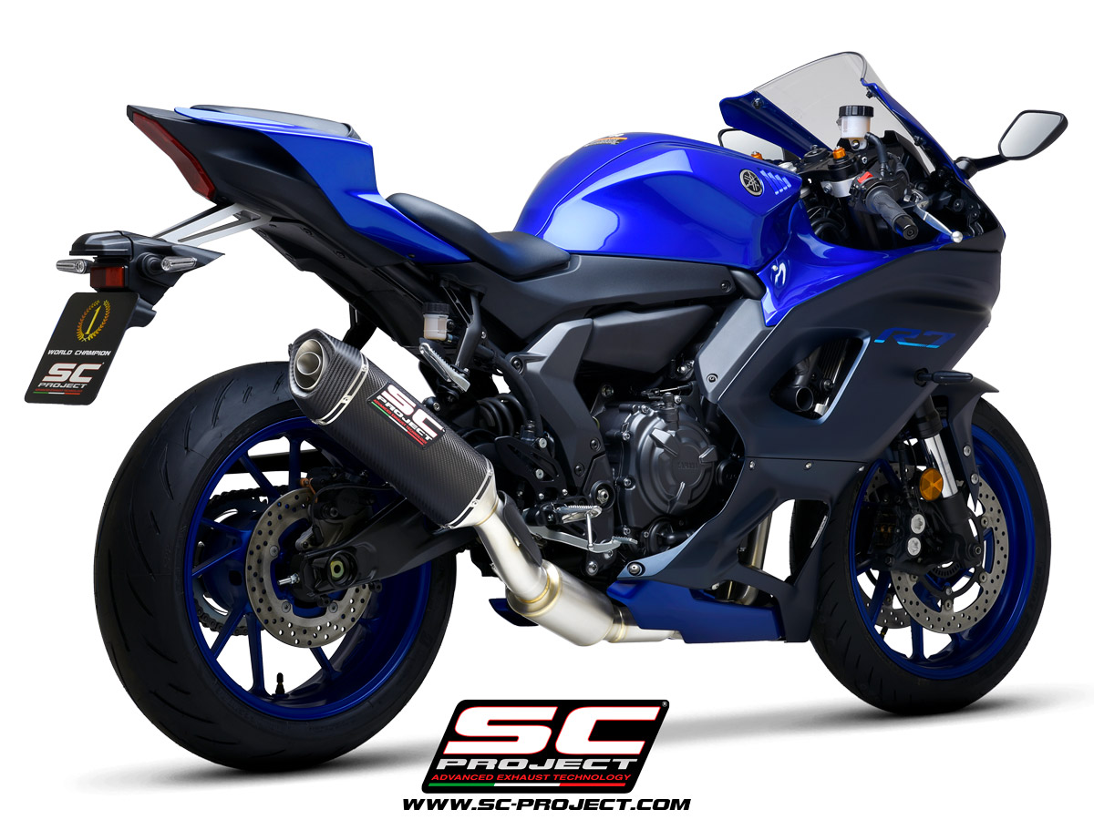 SC-Project SC1-S full system exhaust for the Yamaha YZF-R7 - Adrenaline ...