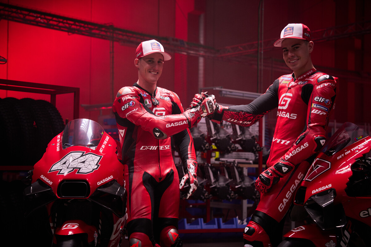 GASGAS rolls out the 2023 MotoGP machines