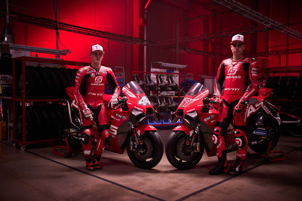 GASGAS rolls out the 2023 MotoGP machines
