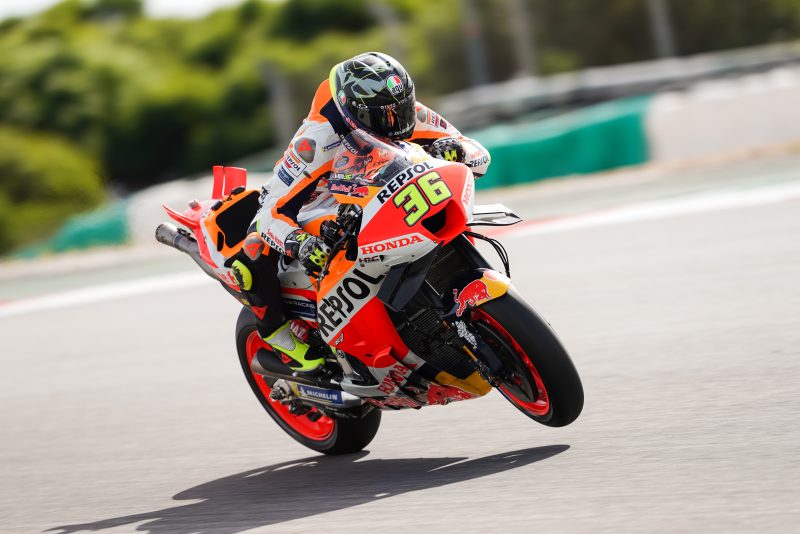 Marquez and Mir tests the new 2023 HRC MotoGP machines