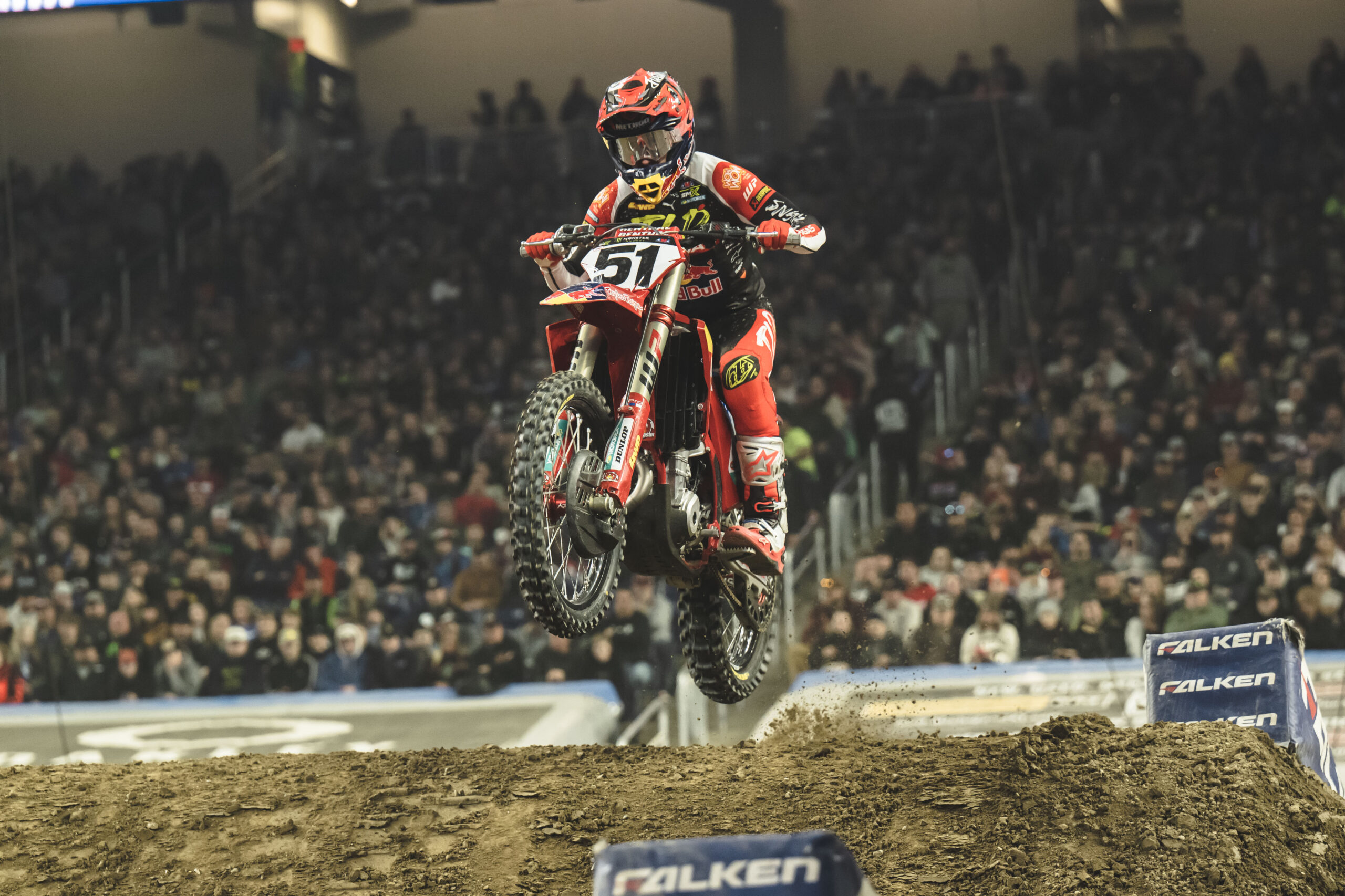 Justin Bacis stood fourth in AMA Supercross Series.Justin Ba