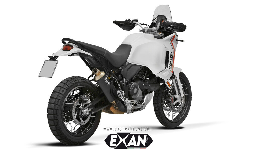 Exan unveils new retro X-Rally exhaust for Ducati Desert-X