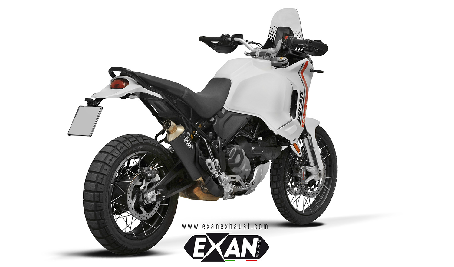 Exan unveils new retro X-Rally exhaust for Ducati Desert-X