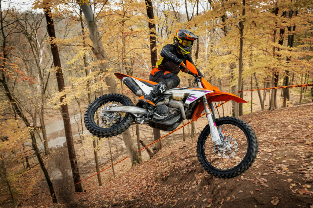 KTM brings the new 2024 XC and XC-F range.KTM brings the new