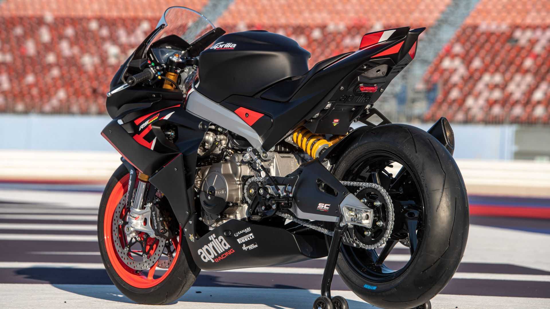 The new track-focused bike from Aprilia is here.The new trac
