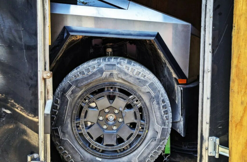 Tesla Cybertruck Production Progressing, New Wheels and Tire