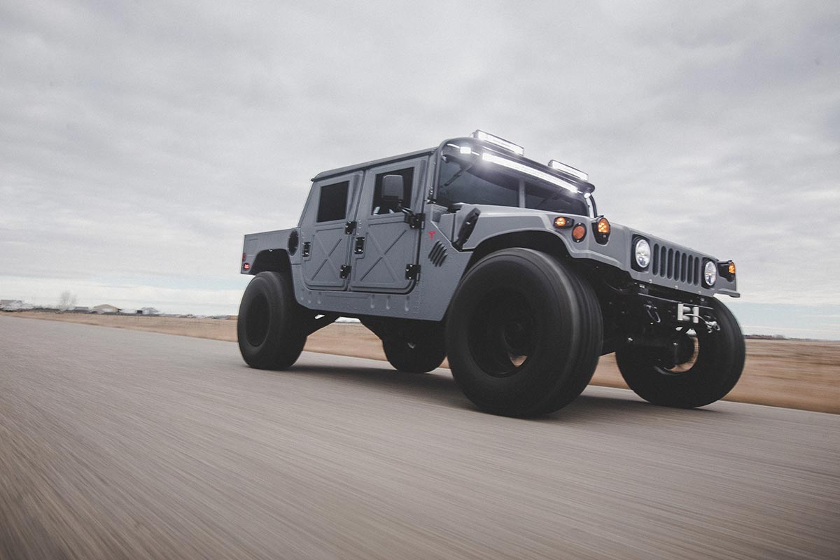 New Cyber-Hummer H1 EV: Blending Tesla Technology with Iconic Humvee ...